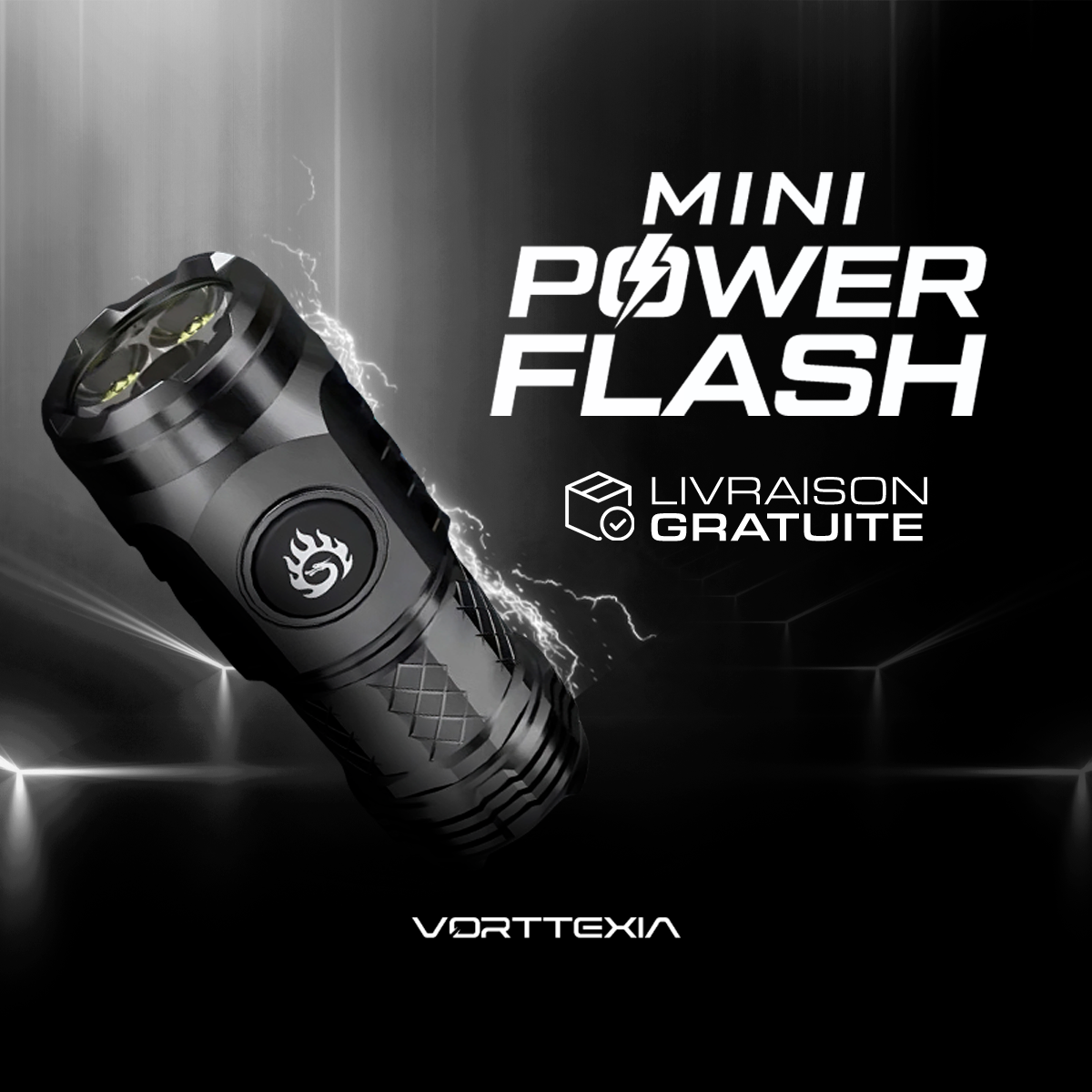 Mini Power Flash - Mini Lampe Torche Tactique Portable Indestructible – Vortexia